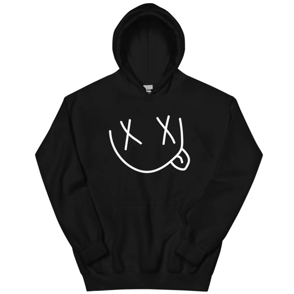 Bobby Mares | Tops | Bobby Mares Smiley Signature Black Hoodie | Poshmark